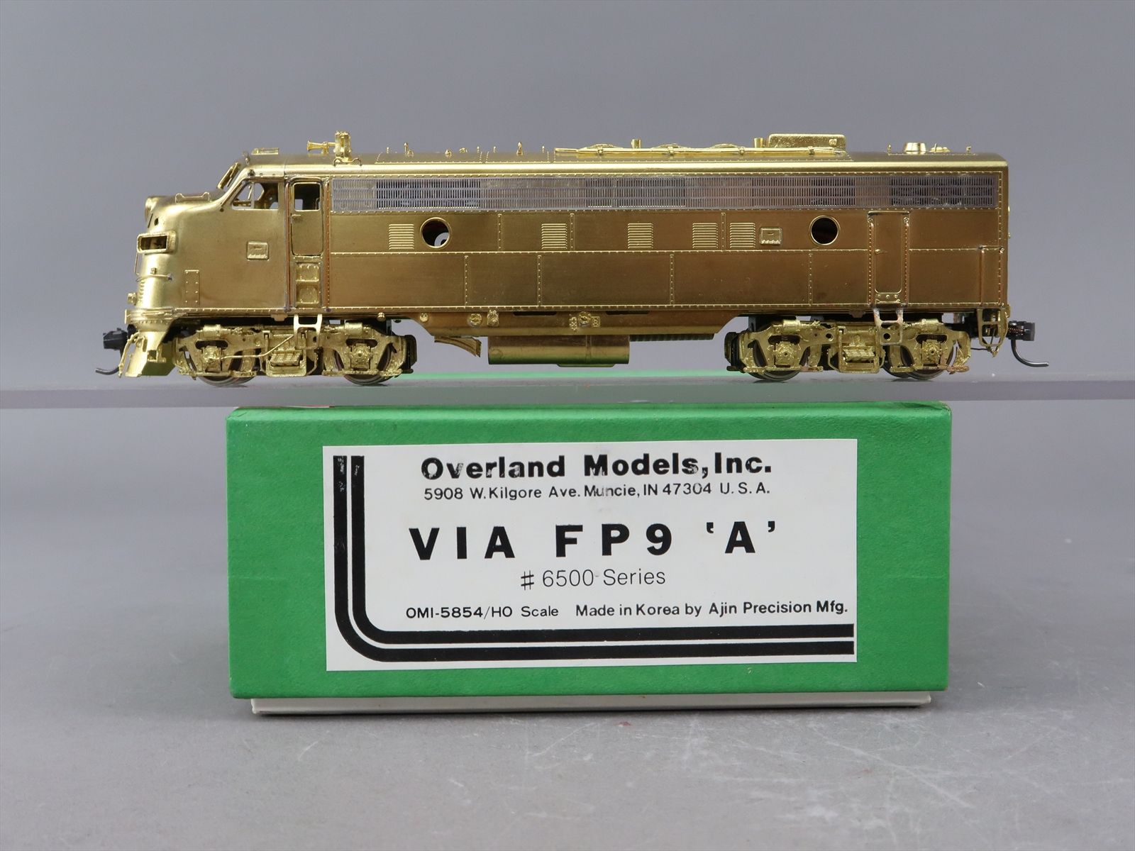 HO Brass Model - OMI 5854 VIA Rail FP9 FP9A 6500 Series - Unpainted ...