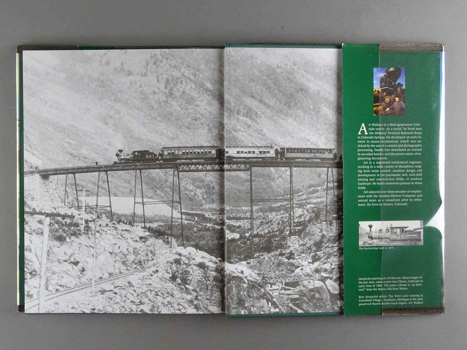 Railroad Book: Mason Steam Locomotives - Arthur Wallace - 192 pages