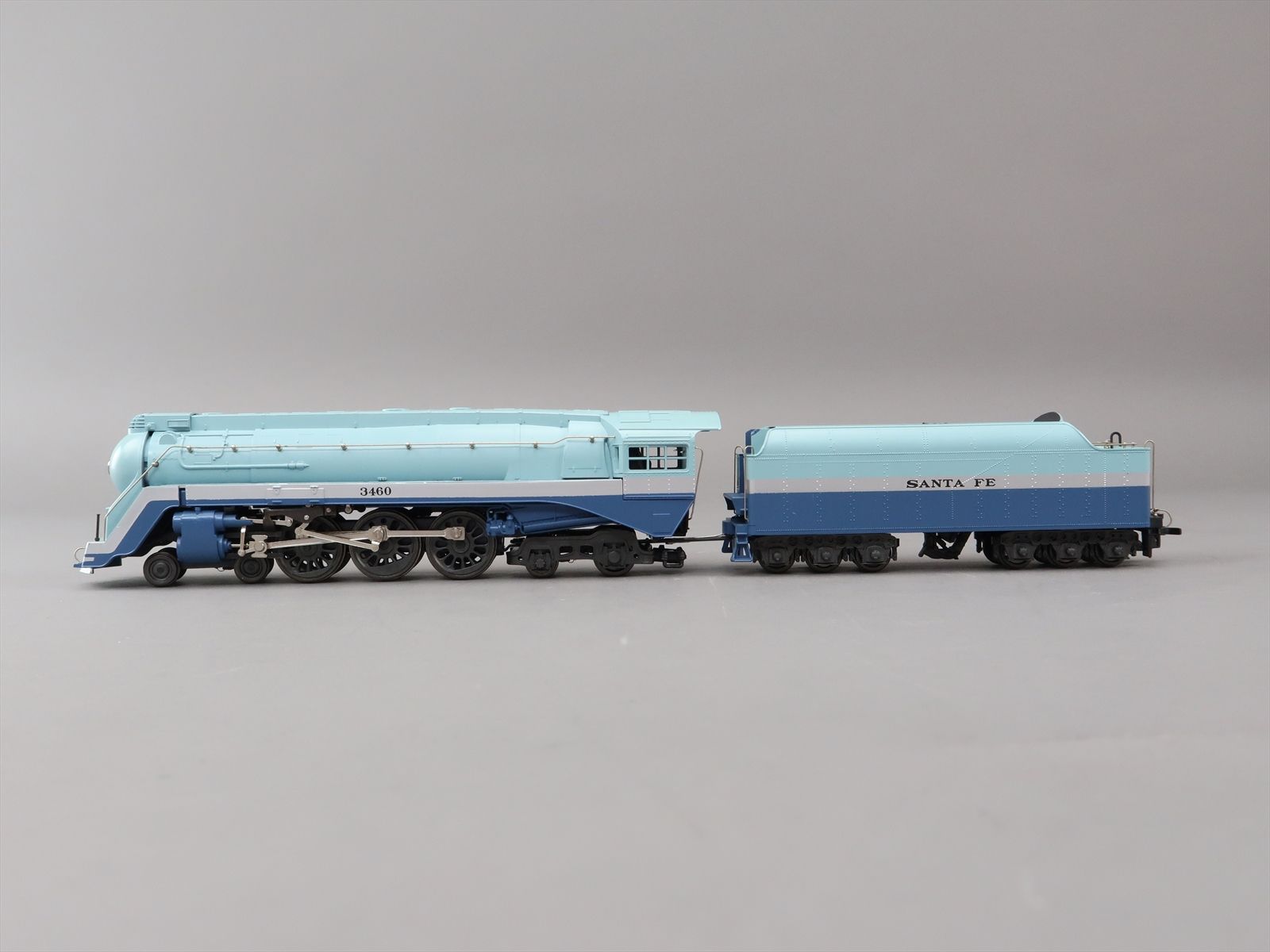 HO Plastic Model - Rivarossi 5451 AT&SF Santa Fe Hudson 4-6-4 Blue Goose #3460 - F/P - Italy