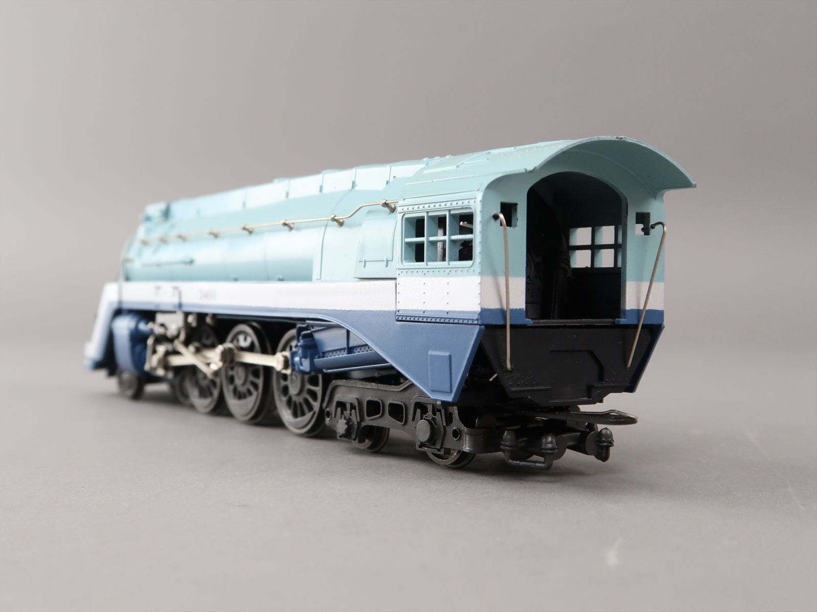 HO Plastic Model - Rivarossi 5451 AT&SF Santa Fe Hudson 4-6-4 Blue Goose #3460 - F/P - Italy