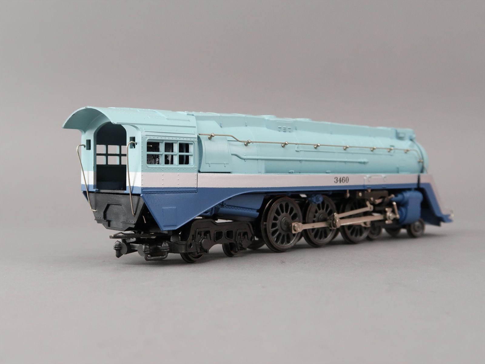 HO Plastic Model - Rivarossi 5451 AT&SF Santa Fe Hudson 4-6-4 Blue Goose #3460 - F/P - Italy