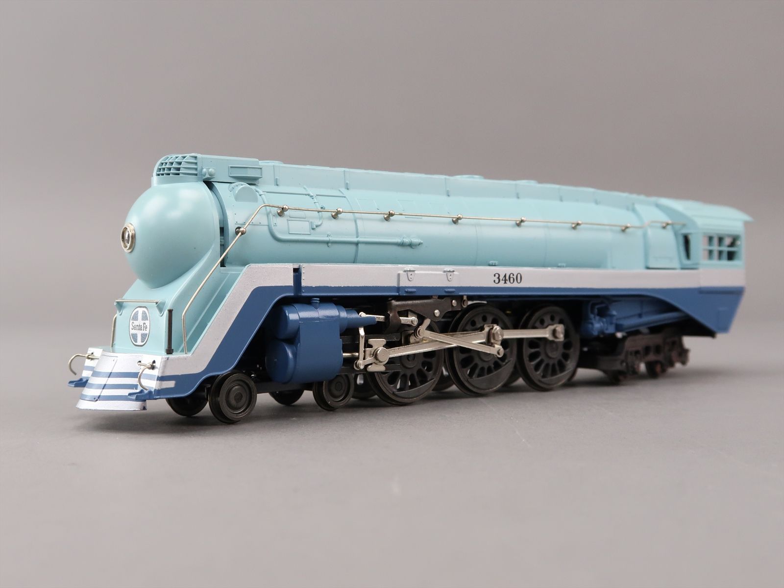 HO Plastic Model - Rivarossi 5451 AT&SF Santa Fe Hudson 4-6-4 Blue Goose #3460 - F/P - Italy