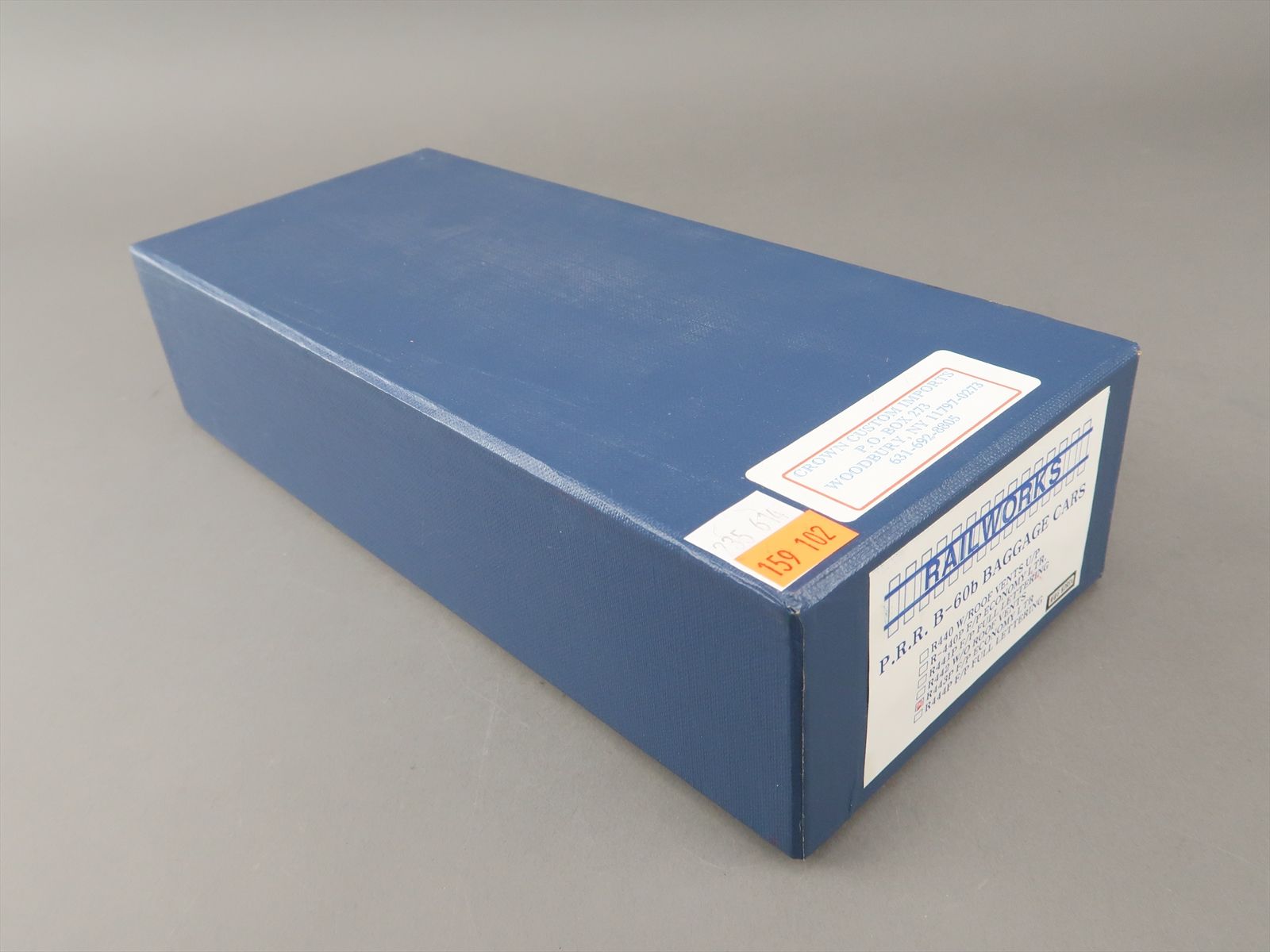 HO Brass Model - Railworks R443P PRR Pennsylvania B-60b Economy Baggage ...