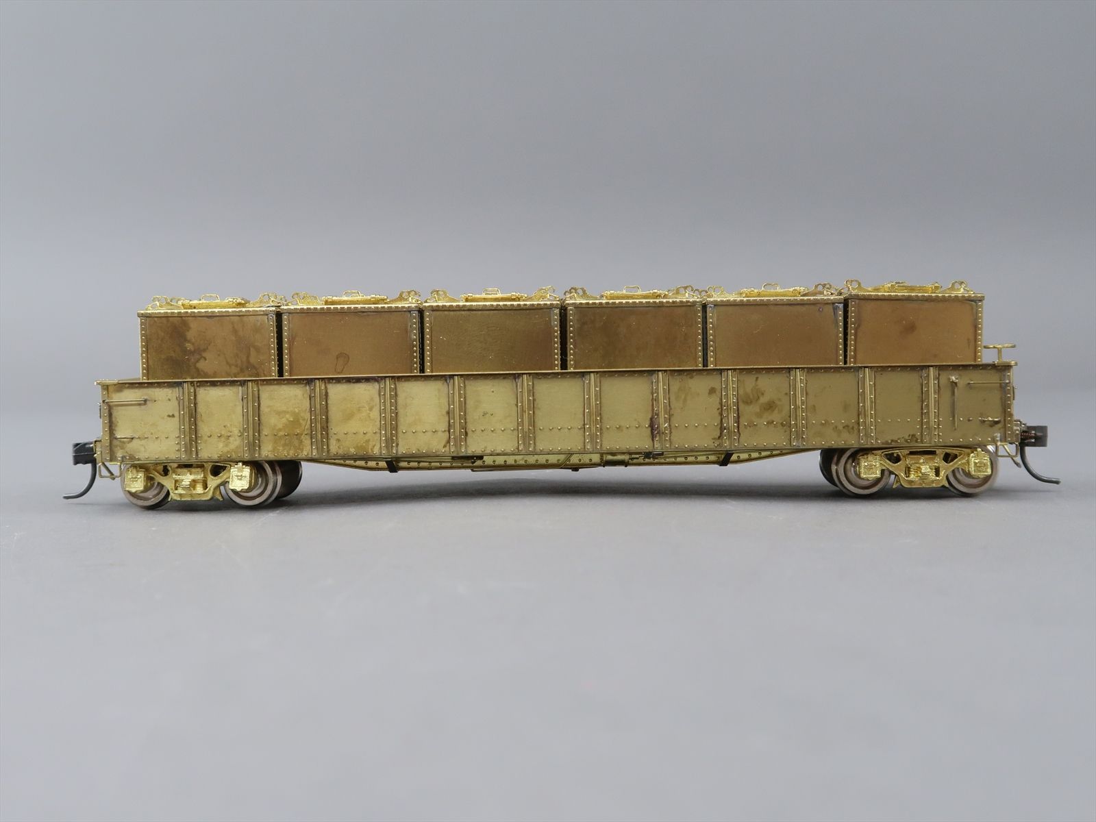 HO Brass Model - Railworks R-137 PRR Pennsylvania G-22 Containter Car w ...