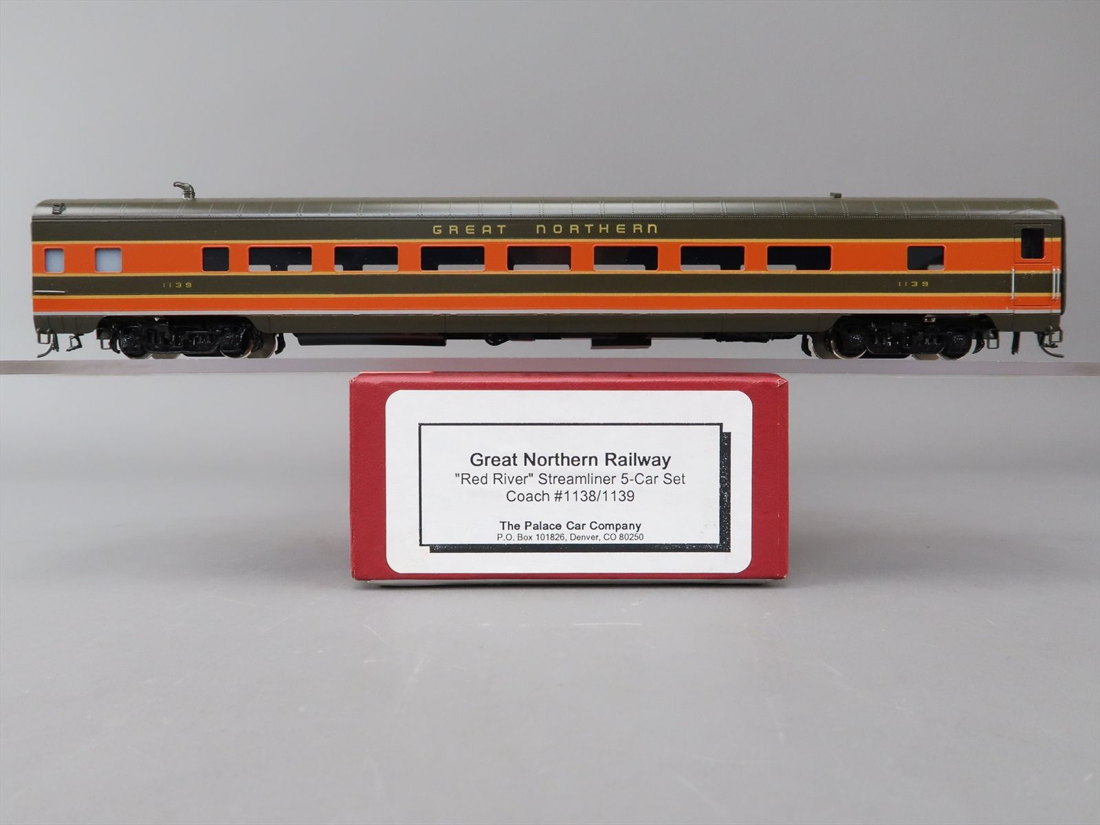 HO Brass Model - Palace 1604 GN Great Northern Coach #1139 - Custom ...