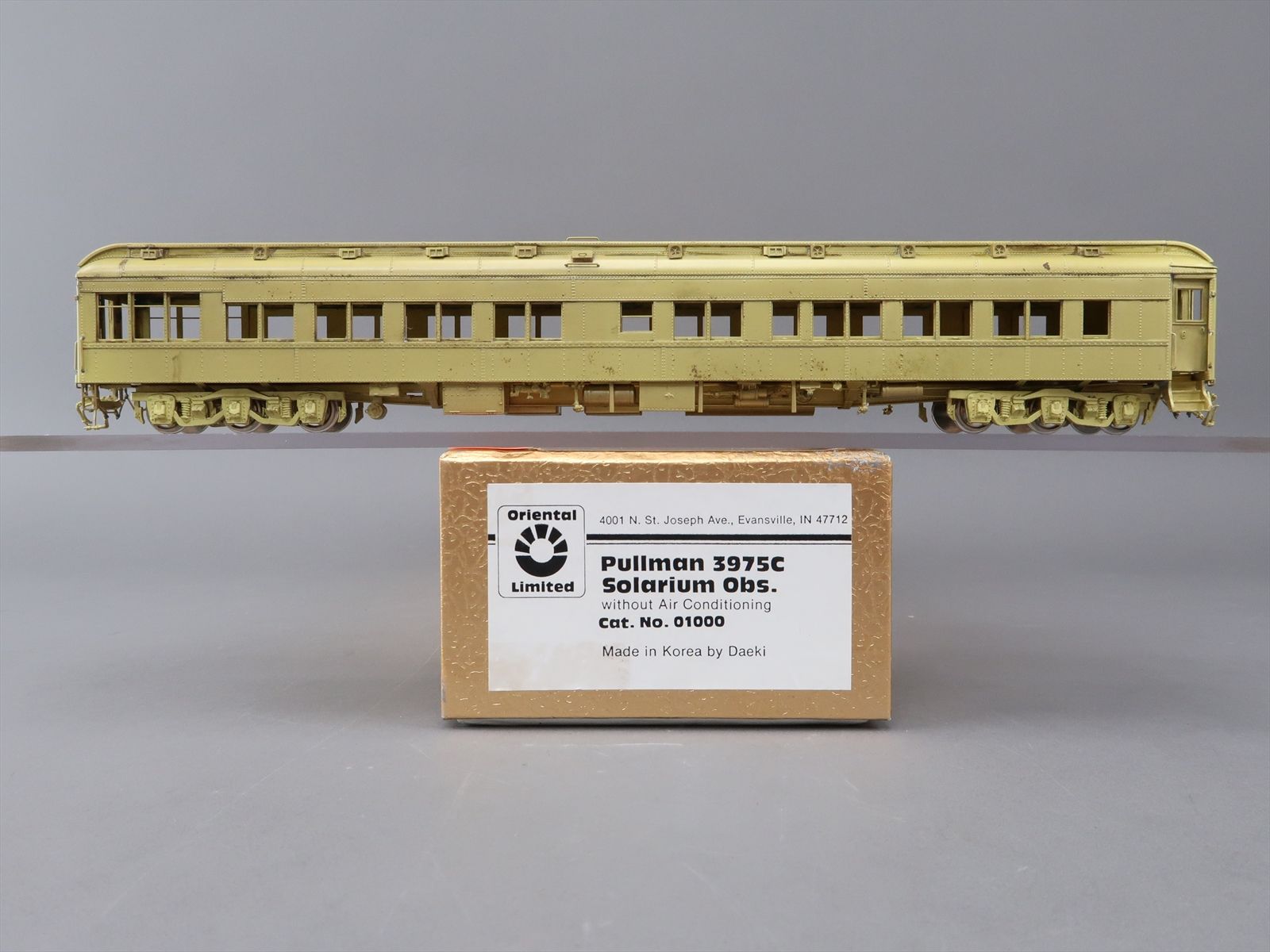 HO Brass Model - Oriental 01000 Pullman 3975C Solarium Observation w/o ...