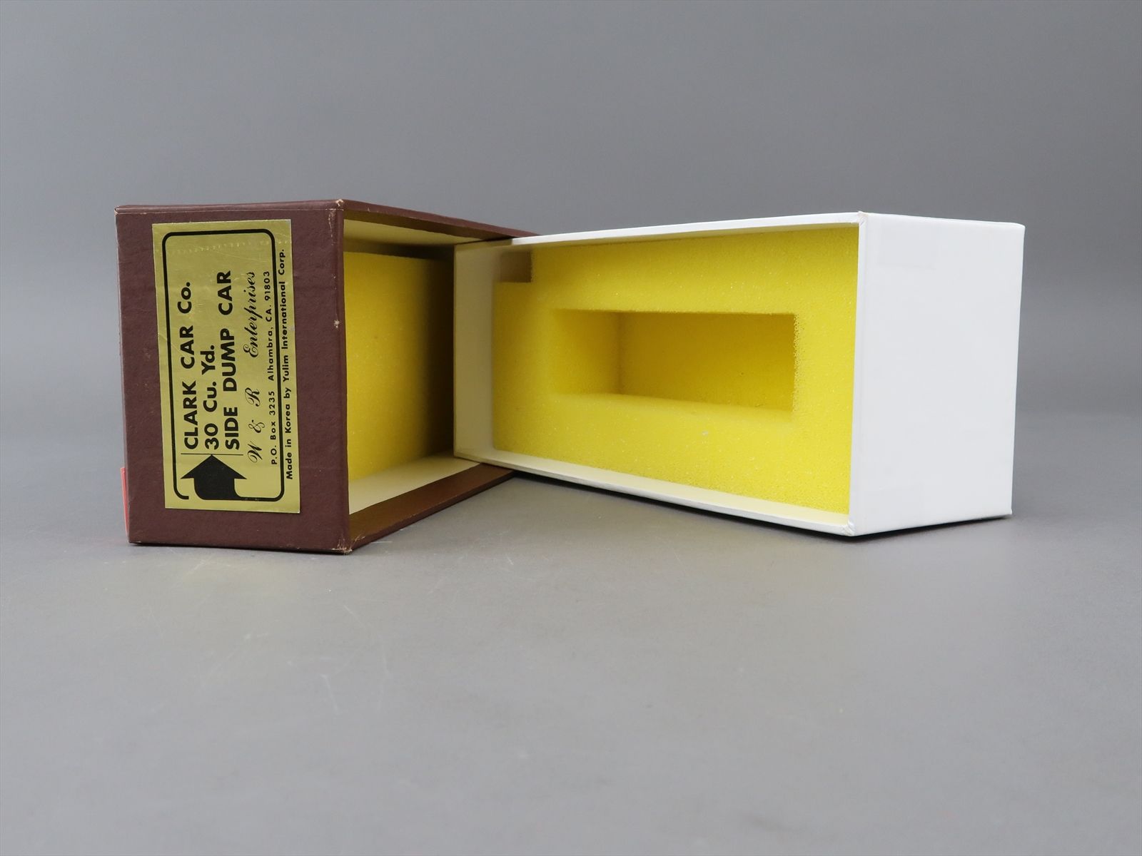 HO Brass Model - W&R Clark Car Company 30 Cubic Yard Side Dump Car ...