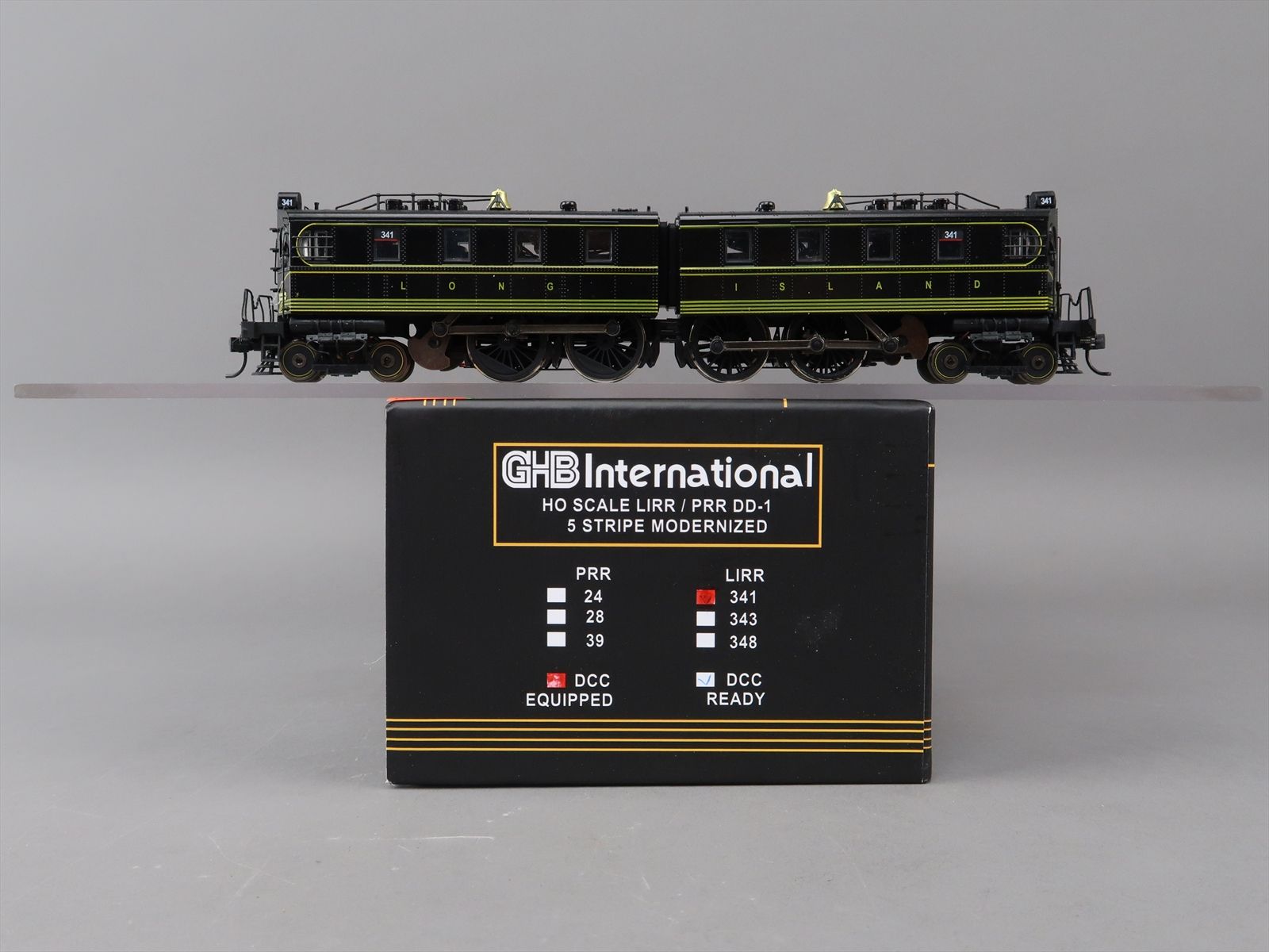 HO Plastic Model - GHB LIRR Long Island Railroad DD-1 5-Stripe ...