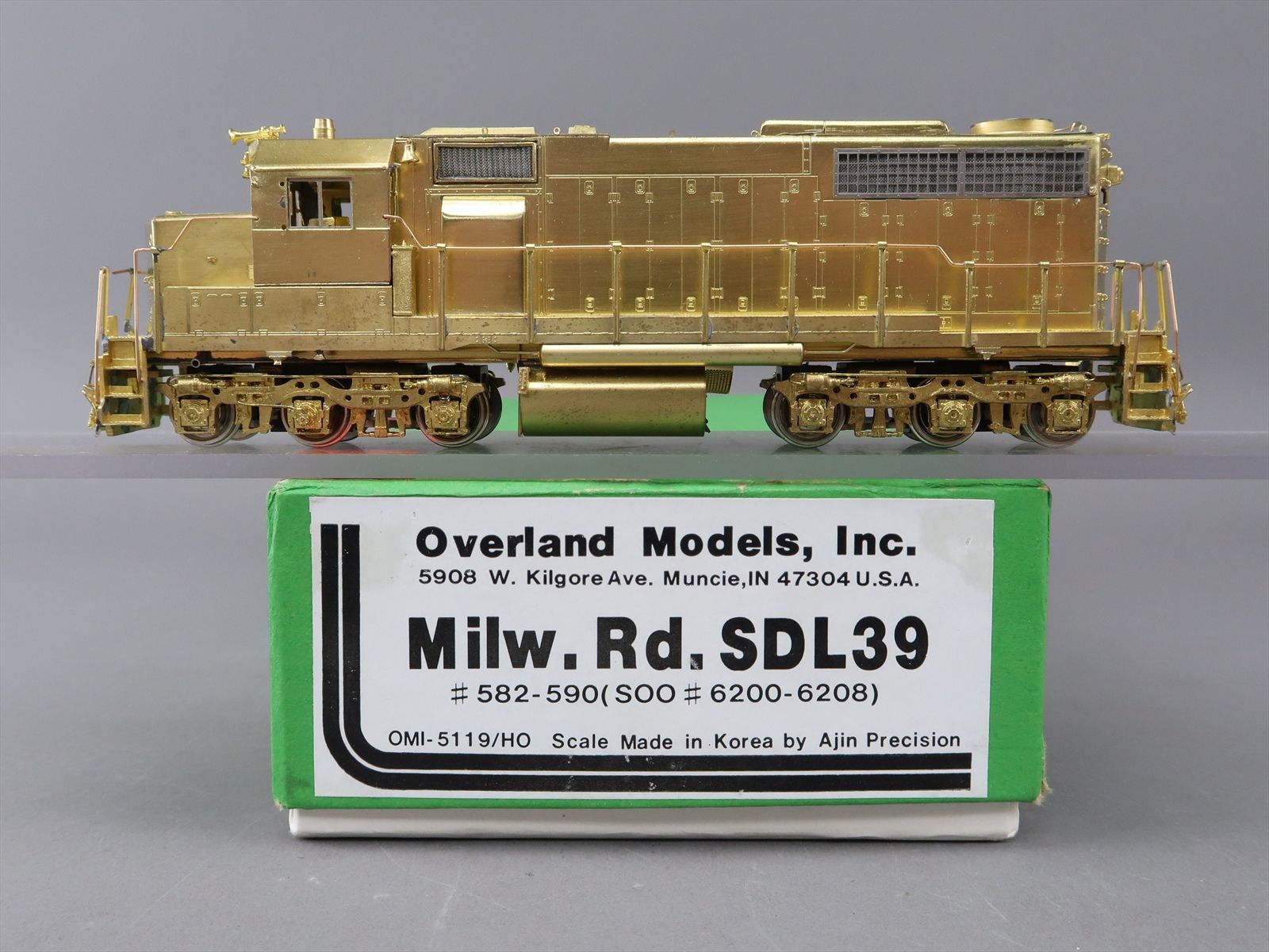 HO Brass Model - OMI 5119 MILW Milwaukee Road SDL39 #582 - 590 ...