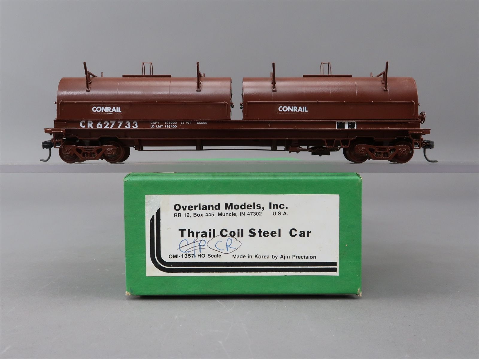 HO Brass Model - OMI 1357 CR Conrail Thrall Coil Steel Car #627733 ...