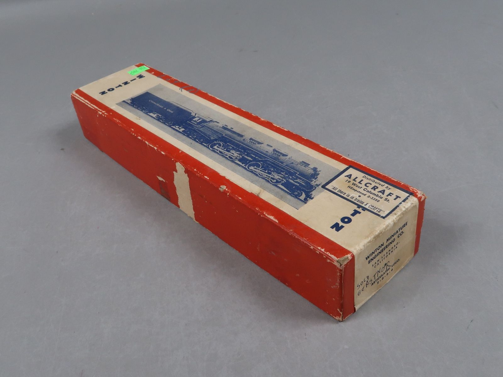 HO Brass Kit - Winton Allcraft 2-6-6-6 Allegheny - Unbuilt