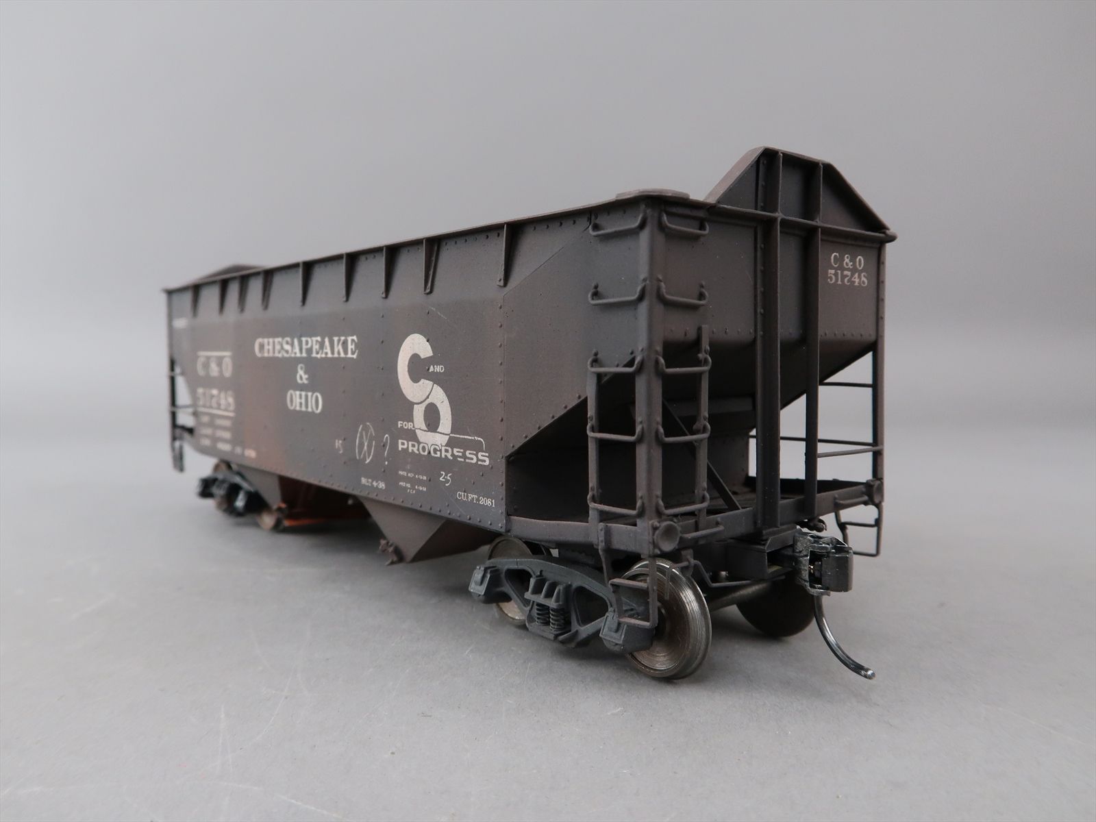 O Brass Model - RYM Rich Yoder 202040 C&O Chesapeake & Ohio 50 Ton Twin ...