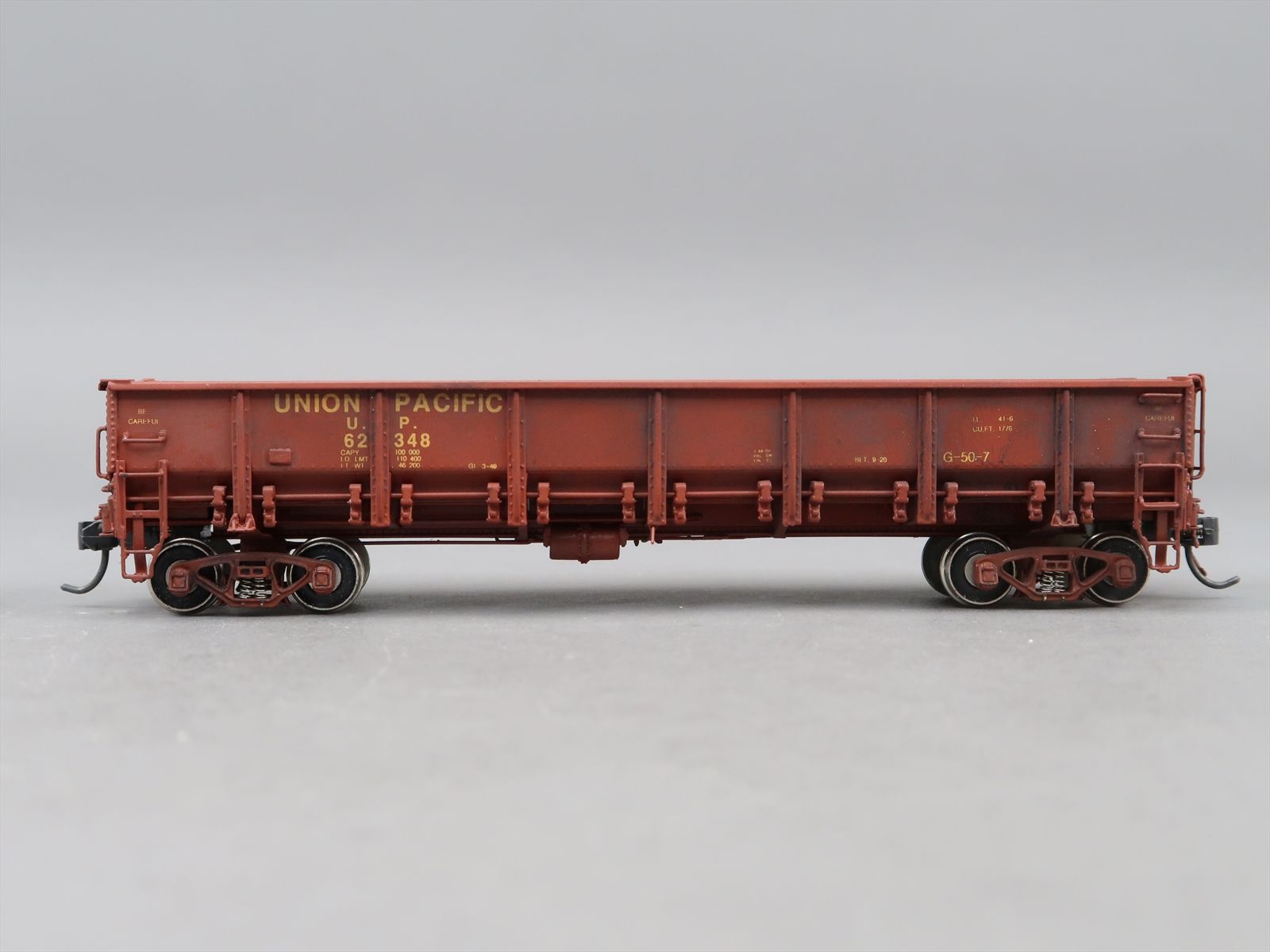 HO Brass Model - CIL 2251.1 UP Union Pacific G 50-7 Drop Bottom Gondola ...