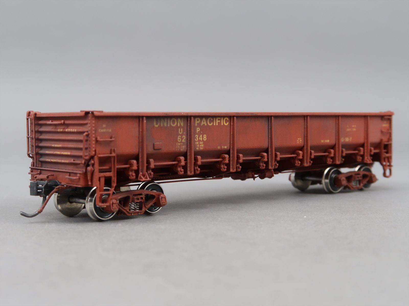 HO Brass Model - CIL 2251.1 UP Union Pacific G 50-7 Drop Bottom Gondola ...