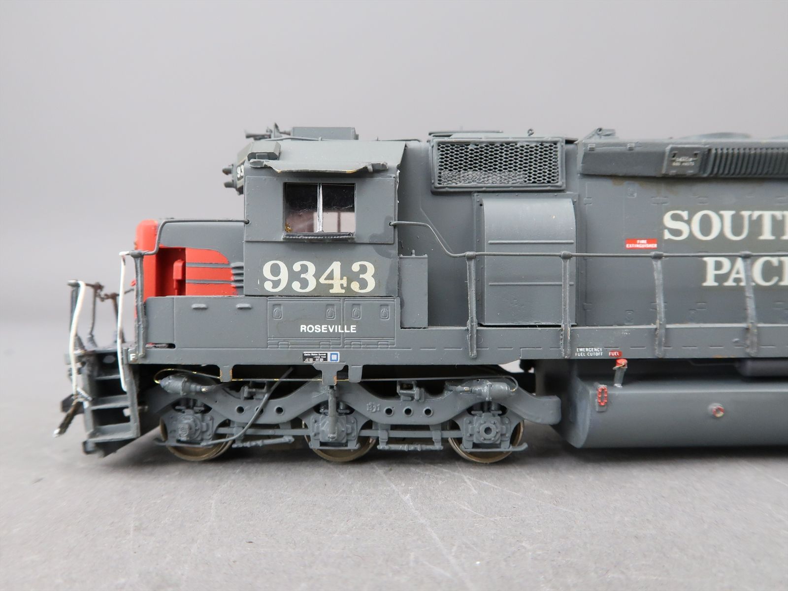HO Brass Model - PSC 15180 SP Southern Pacific SD45T-2 #9343 - Custom - 1985 Run - Dae Ha