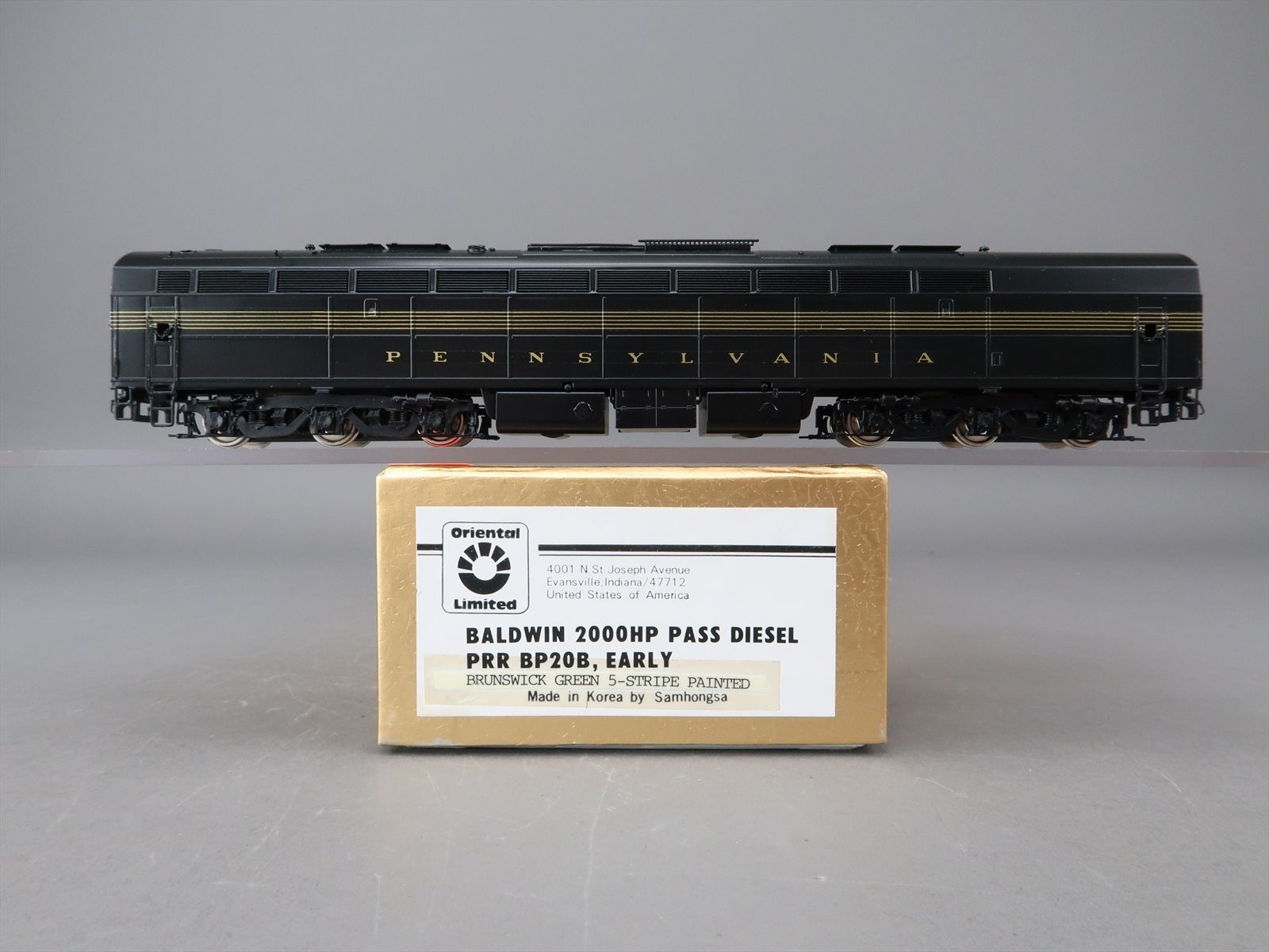 HO Brass Model - Oriental PRR Pennsylvania Baldwin BP20 BP20B Brunswick ...