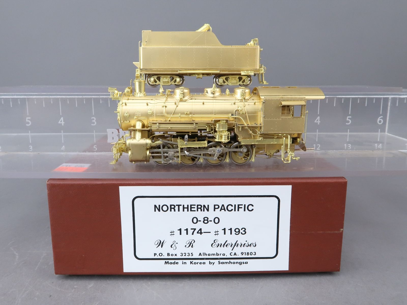 HO Brass Model - W&R NP Northern Pacific 0-8-0 Switcher - Unpainted ...