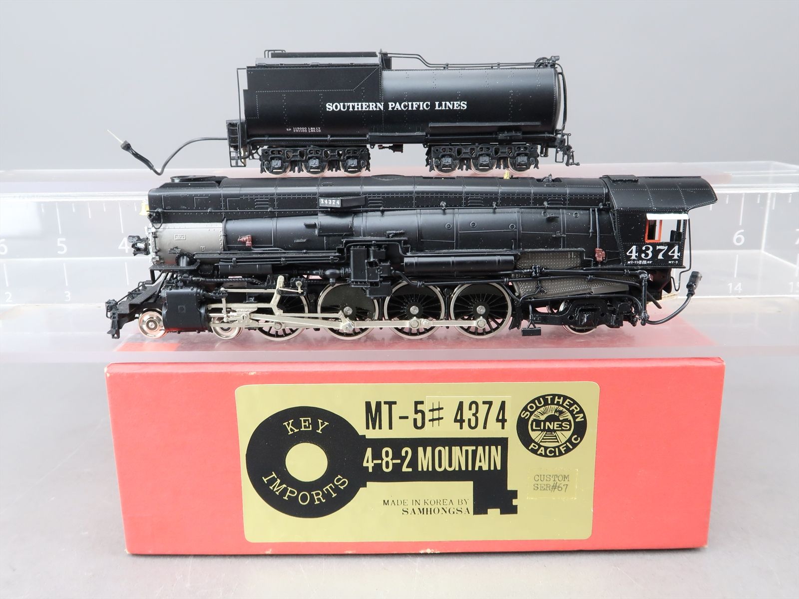 HO Brass Model - Key CS#67 SP Southern Pacific 4-8-2 MT-5 #4374 Skyline ...