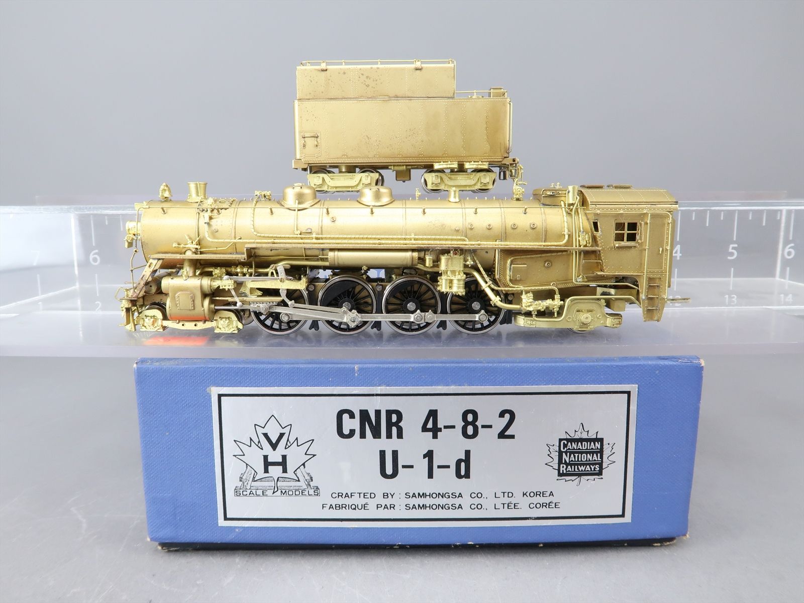 HO Brass Model - VH Van Hobbies CNR CN Canadian National 4-8-2 U-1d ...