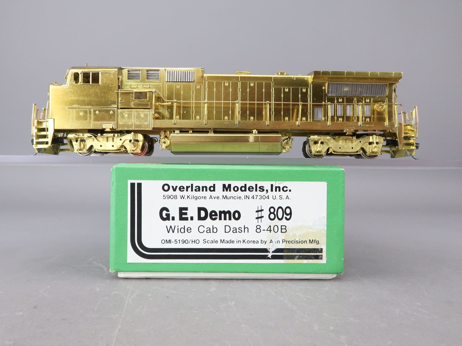 HO Brass Model - OMI 5190 GE General Electric Demo Demonstrator Wide ...
