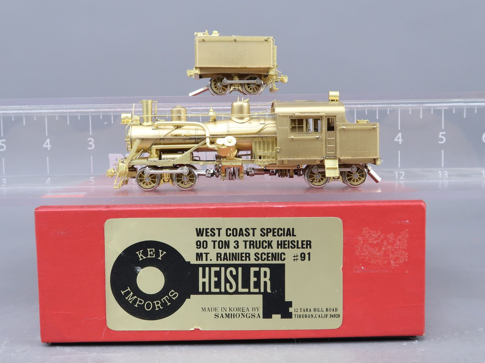 HO Brass Model - Key West Coast Special - Mt. Rainier #91 - 90 Ton 3 ...