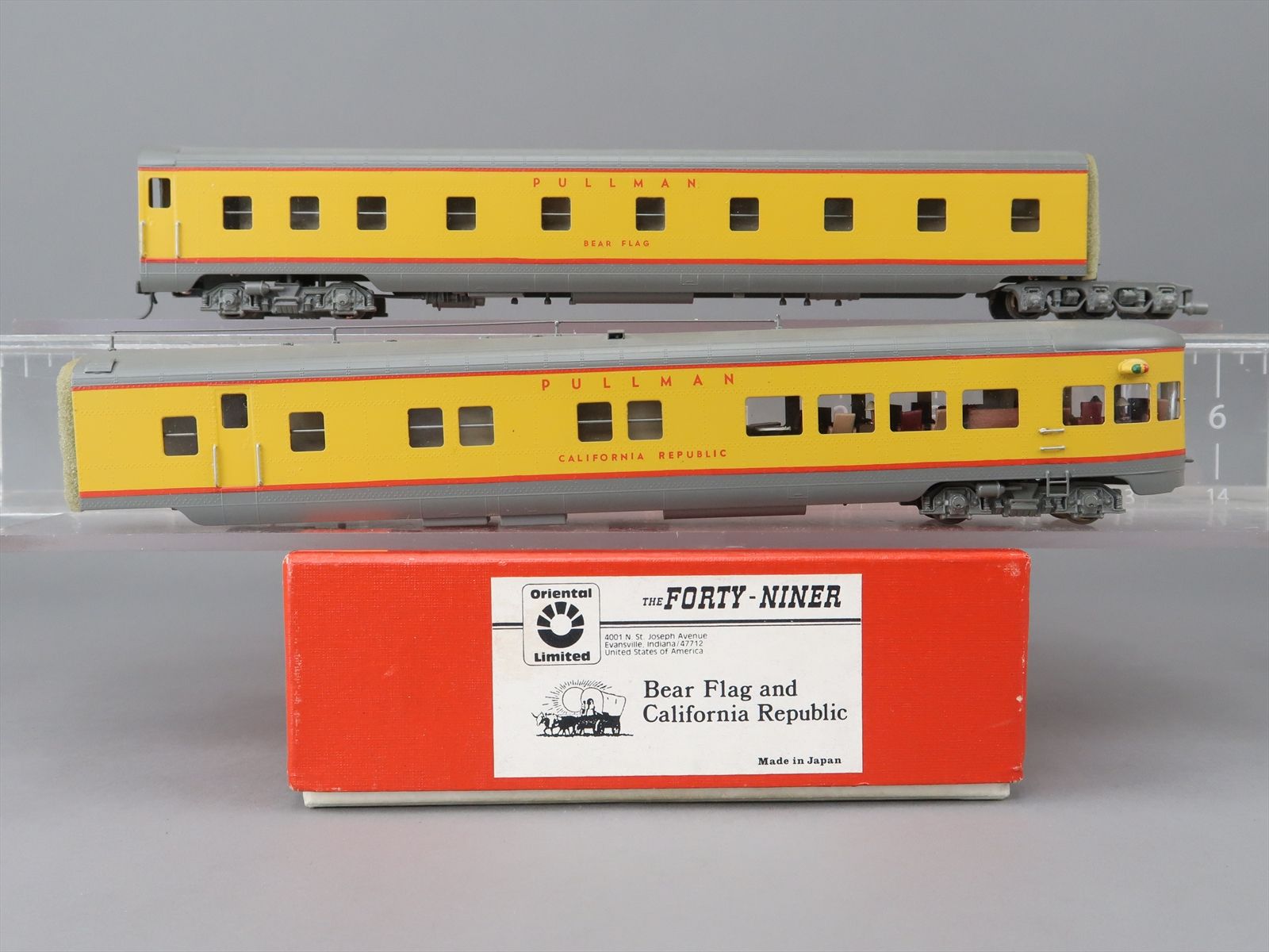 HO Brass Model - Oriental UP Union Pacific 49er Forty Niner BEAR FLAG ...