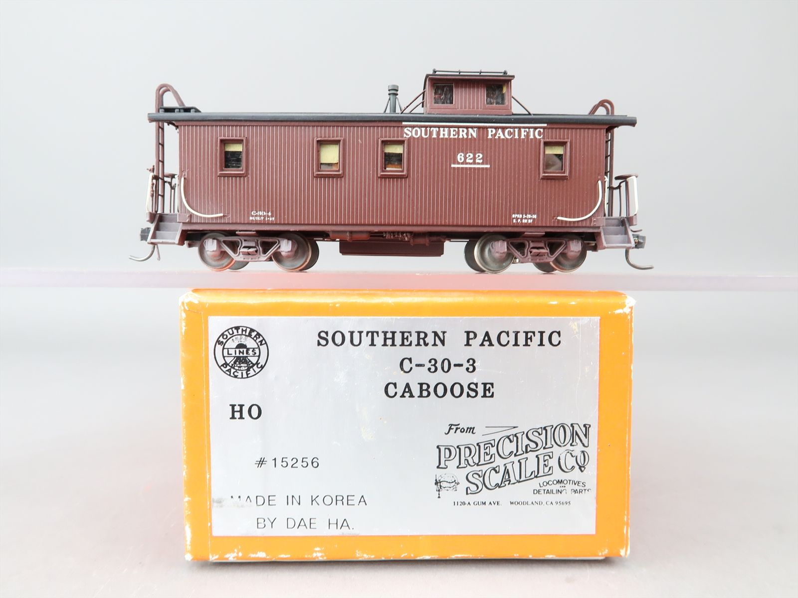 HO Brass Model - PSC 15256 SP Southern Pacific C-30-3 Caboose ...