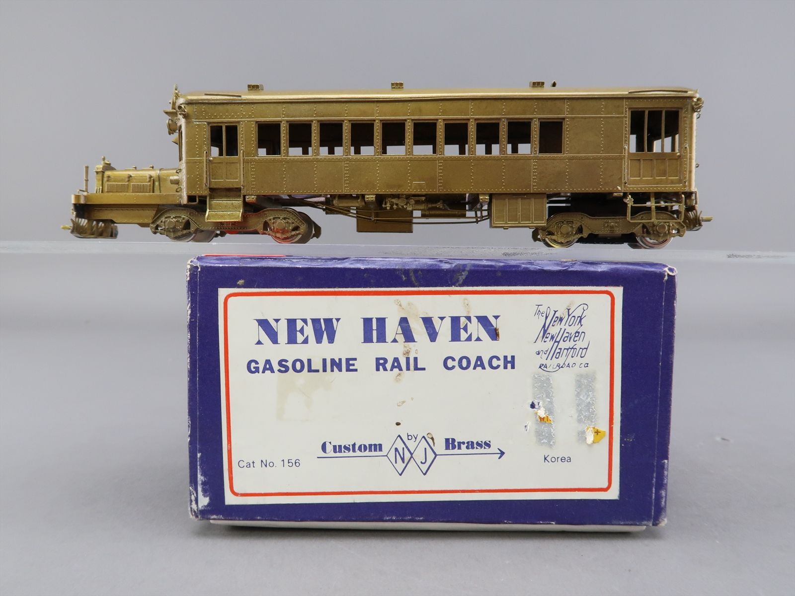 HO Brass Model - NJCB 156 NH New Haven Gas Gasoline Rail Coach ...