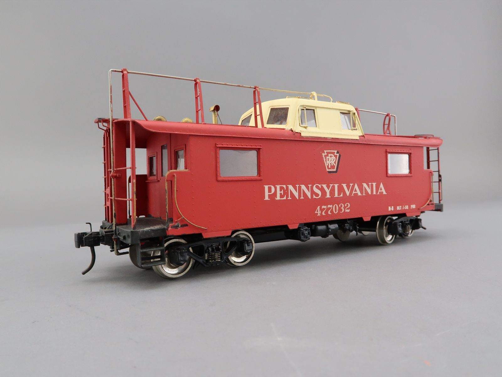 O Brass Model - NJCB 699-0 PRR Pennsylvania N8 Steel Cabin Car Caboose ...