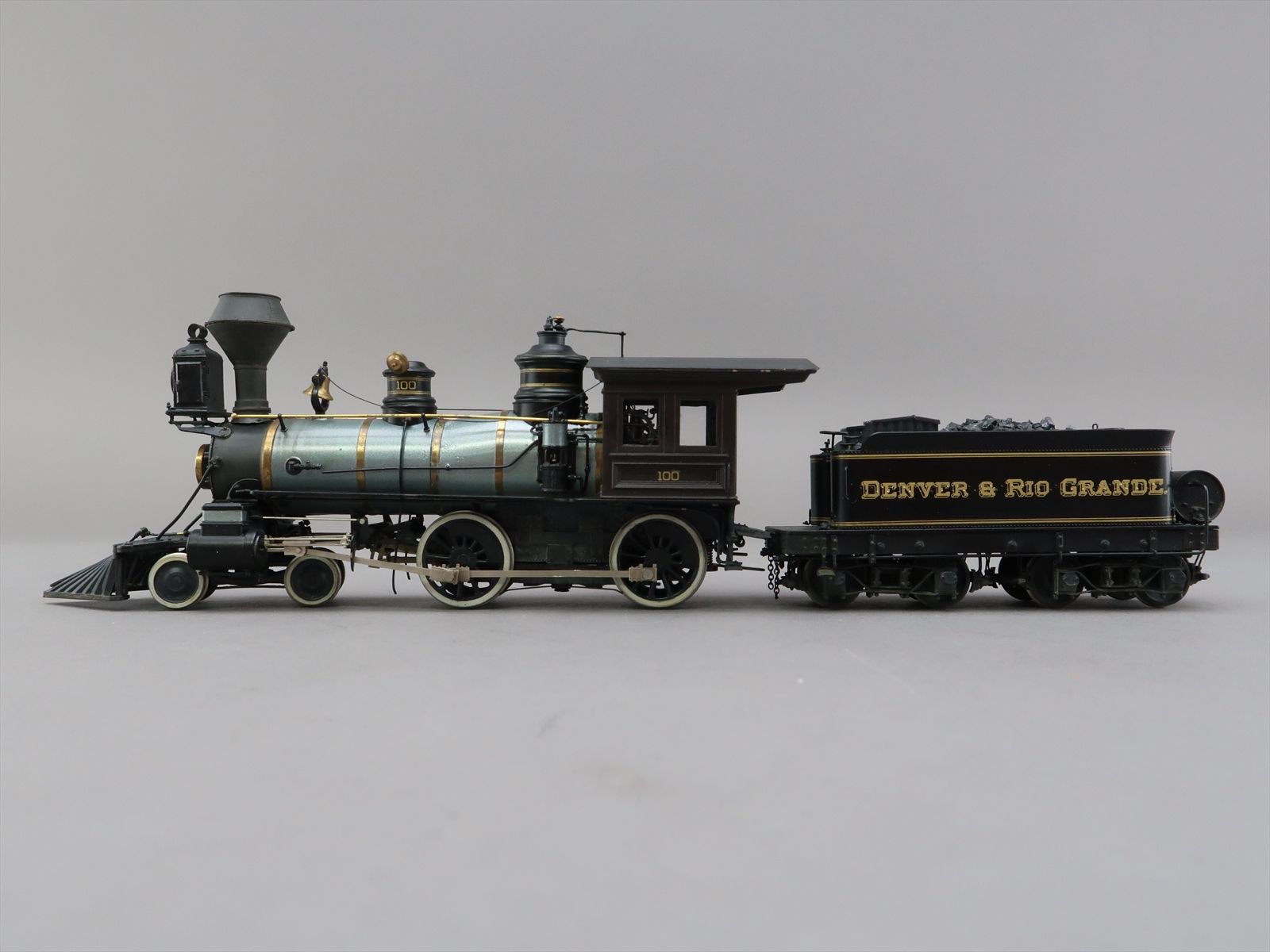 On3 Brass Model - PSC D&RG D&RGW Rio Grande Baldwin 4-4-0 #100 - Custom ...