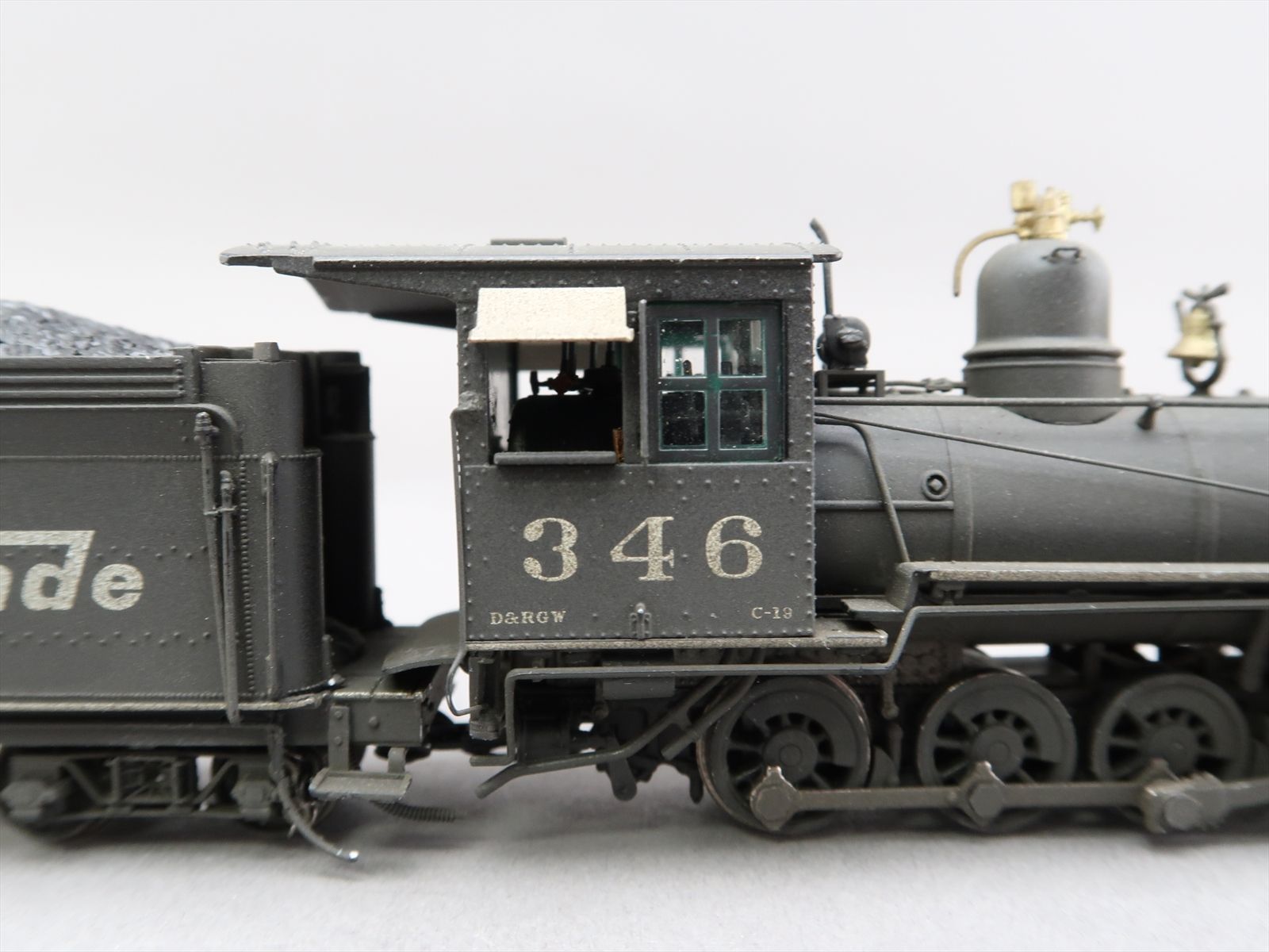 HOn3 Scale - Blackstone PN B310210W-S C-19 2-8-0 Steam Locomotive D&RGW ...
