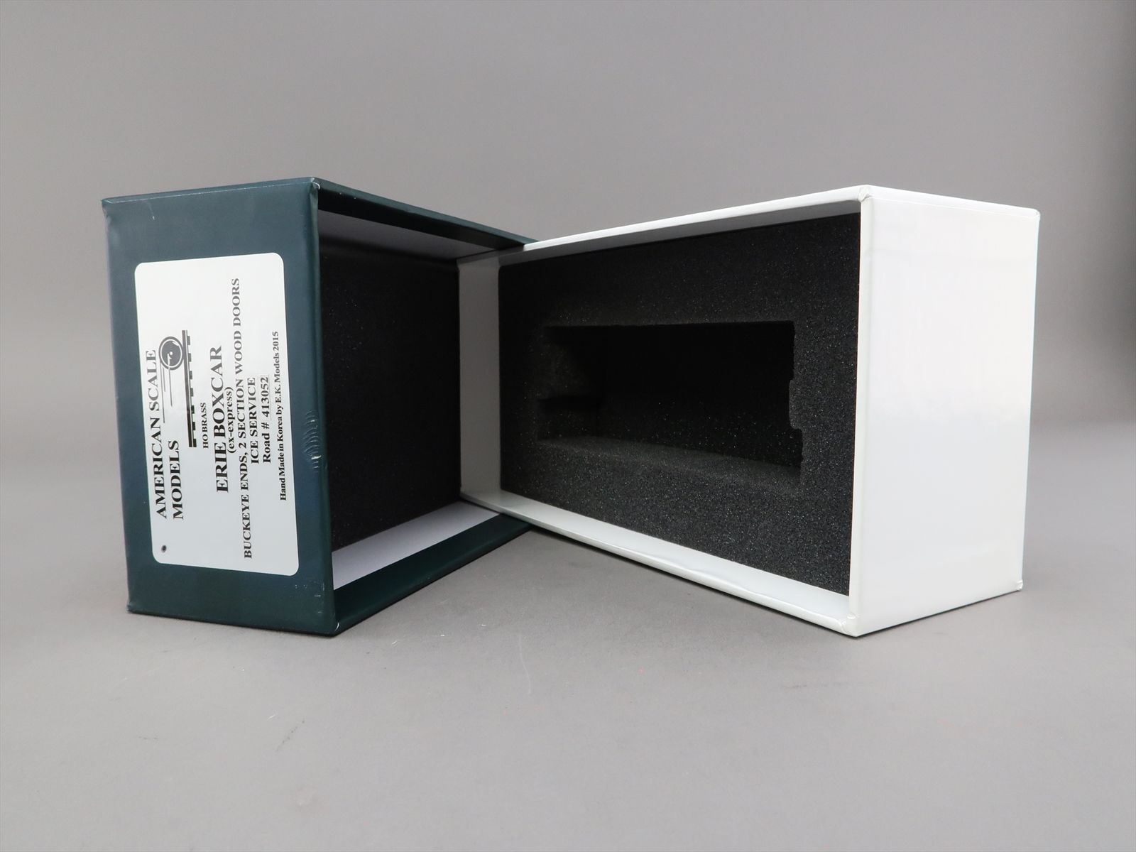 HO Brass Model - ASM ERIE Boxcar w/ Buckeye Ends + Two Section Wood ...