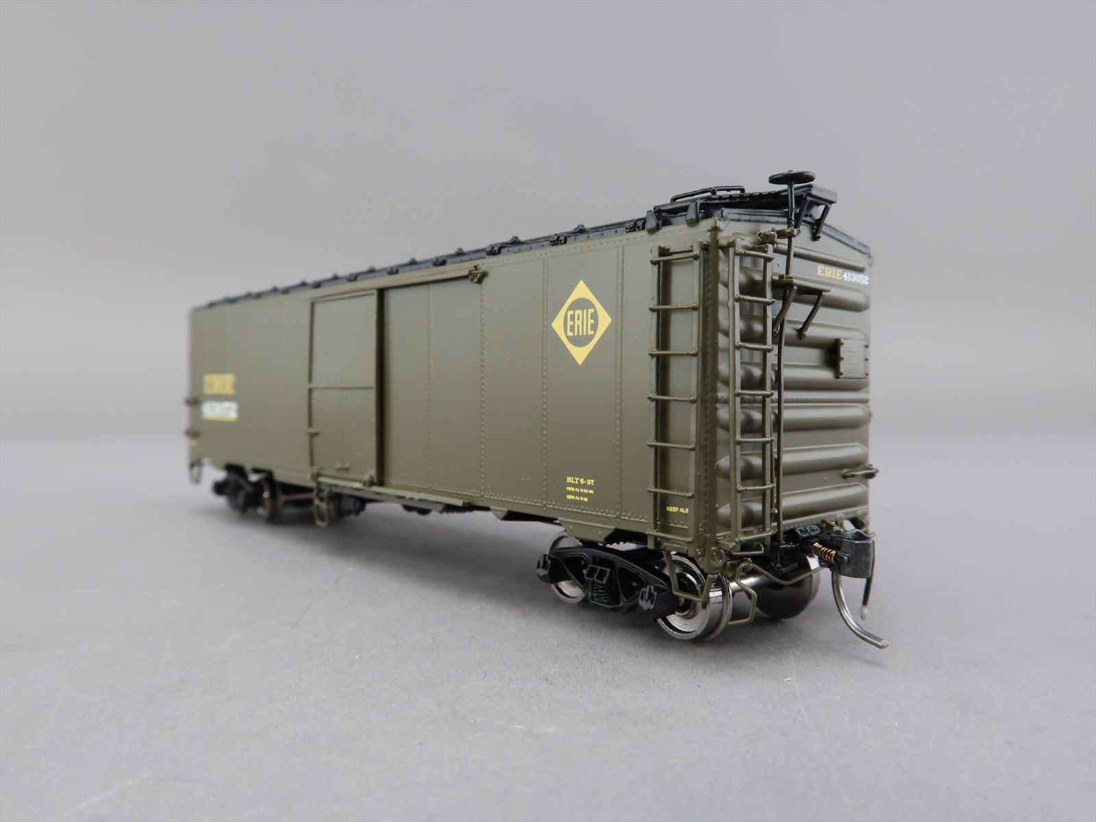 HO Brass Model - ASM ERIE Boxcar w/ Buckeye Ends + Two Section Wood ...
