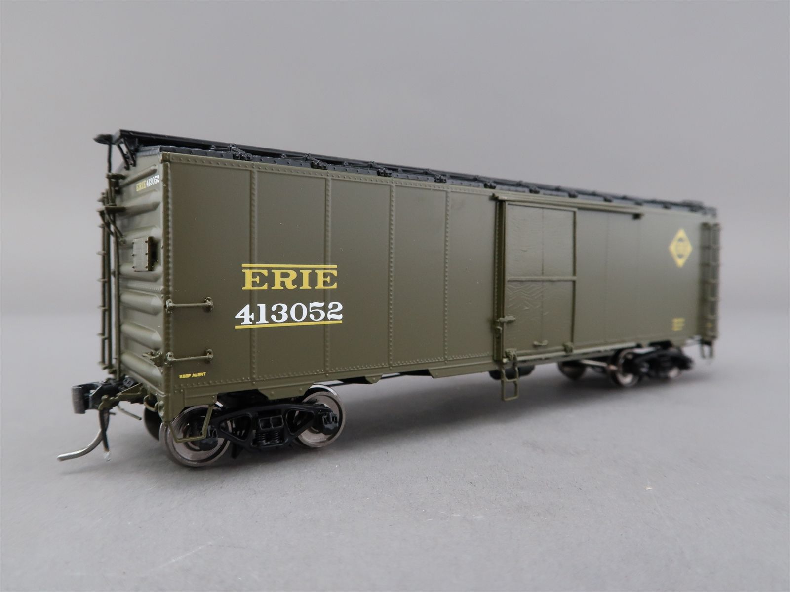 HO Brass Model - ASM ERIE Boxcar w/ Buckeye Ends + Two Section Wood ...