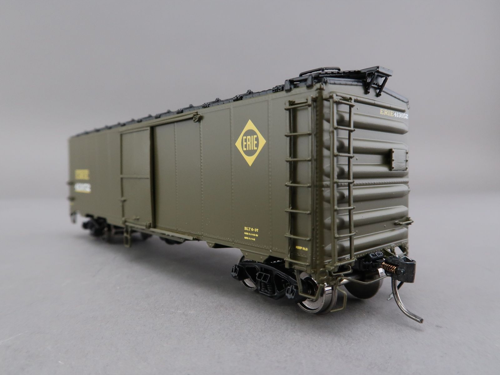 HO Brass Model - ASM ERIE Boxcar w/ Buckeye Ends + Two Section Wood ...