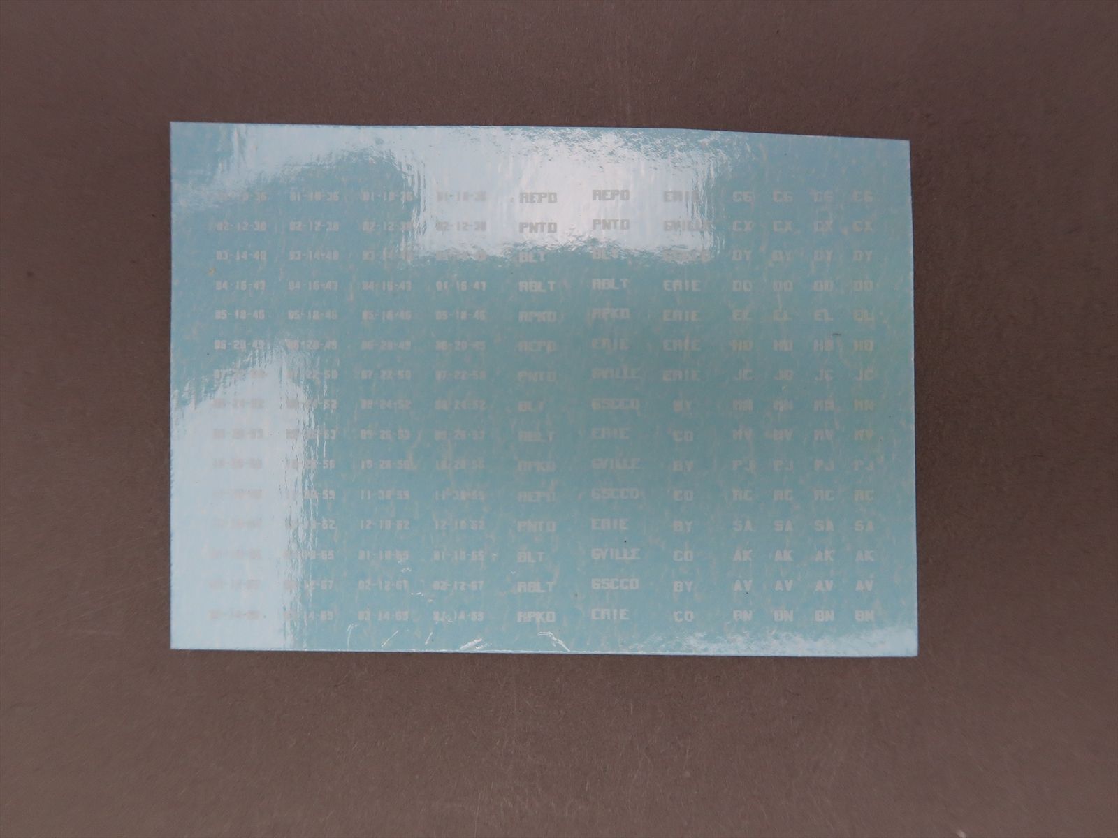 HO Brass Model - ASM ERIE Boxcar w/ Buckeye Ends + Two Section Wood ...