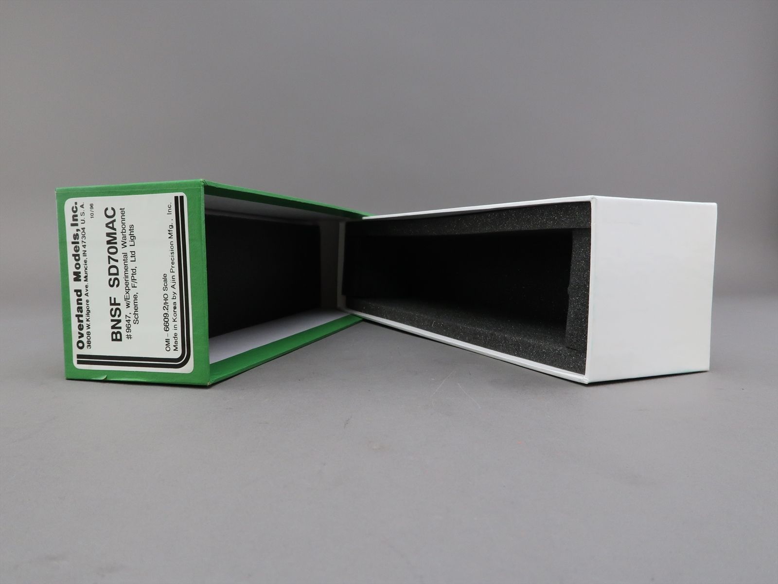 HO Brass Model - OMI 6609.2 BNSF Burlington Northern Santa Fe SD70MAC ...