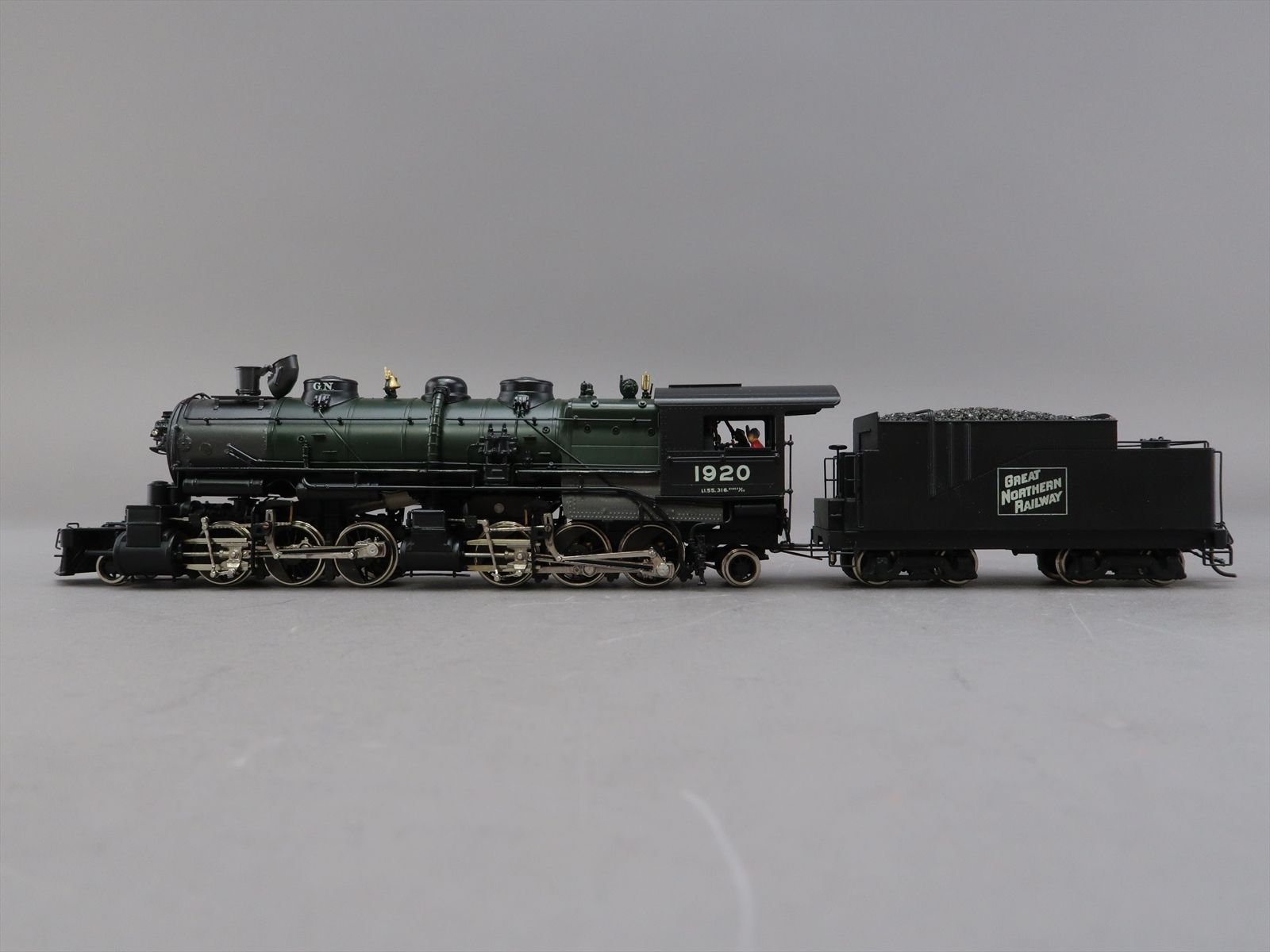 HO Brass Model - PFM GN Great Northern L-1 2-6-6-2 Green #1920 - F/P ...