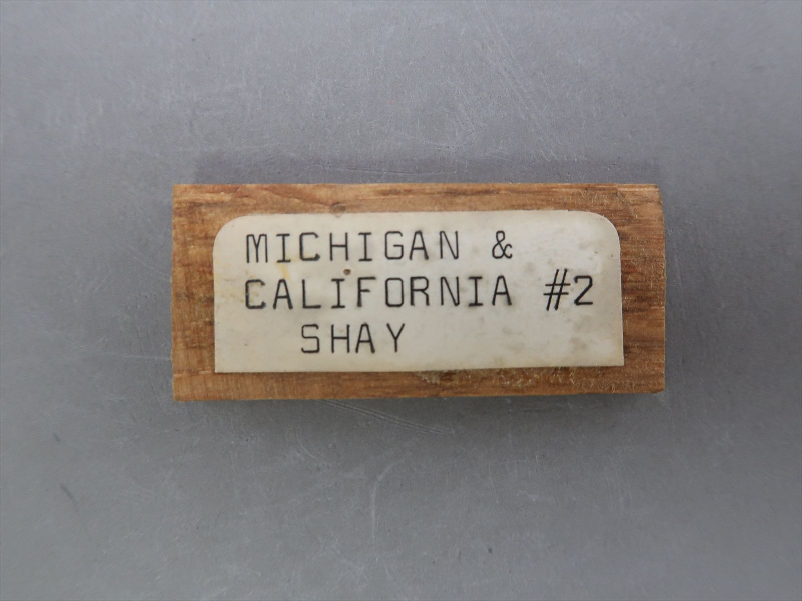 On3 Brass Model - PSC Mich-Cal Michigan - California #2 Shay ...