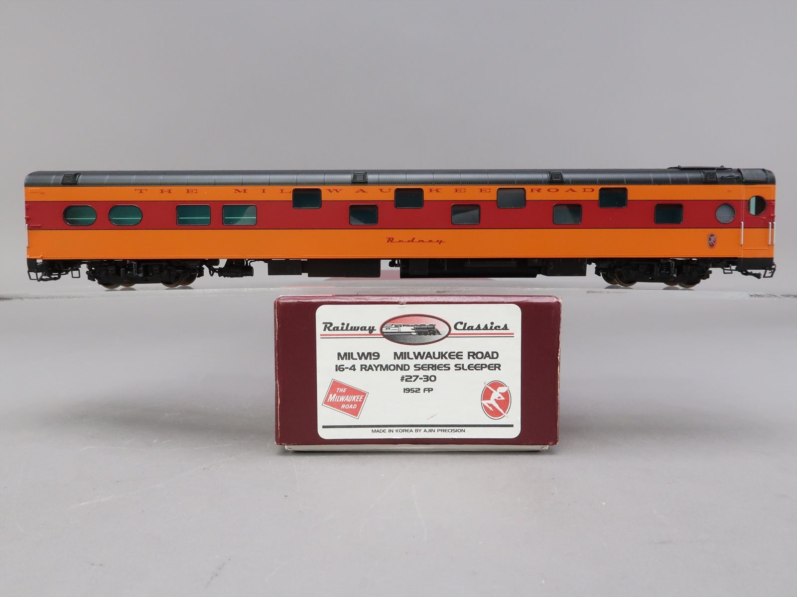 HO Brass Model - RWC MILW19 Milwaukee 16-4 Sleeper RODNEY #30 - F/P ...