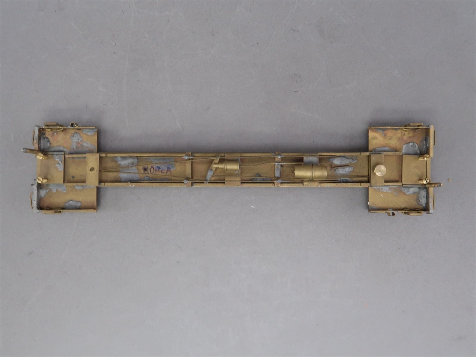 HO Brass Model - NWSL 41' Skeleton Logging Log Flatcar Flat Car Set of ...