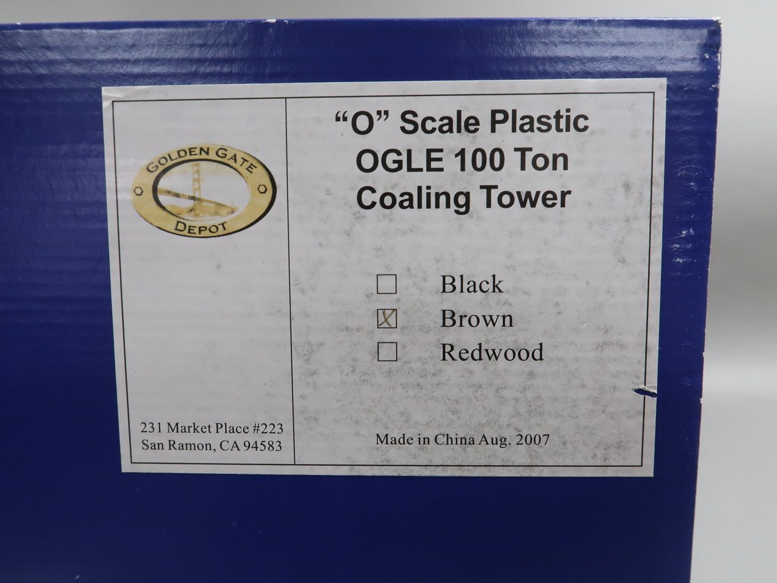 O Model Structure - GGD Golden Gate Depot Ogle Coaling Tower - F/P ...