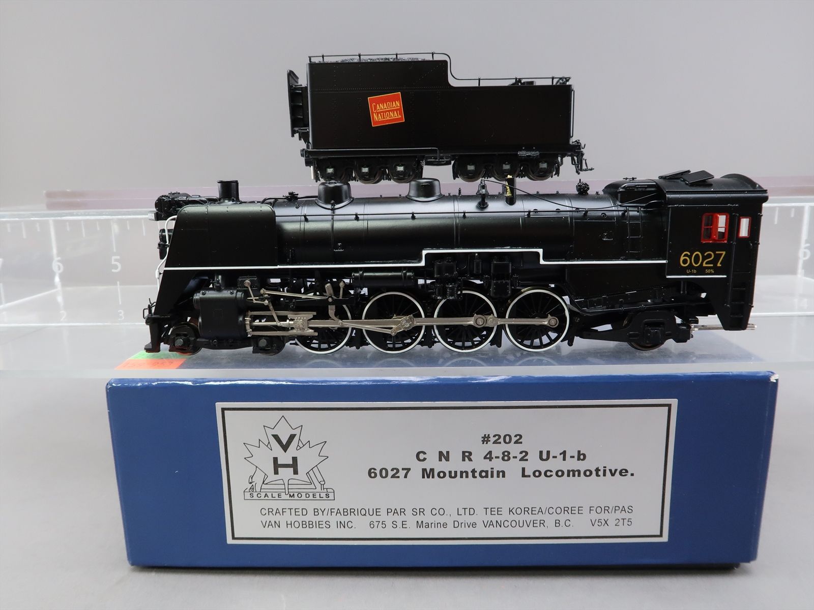 HO Brass Model - VH Van Hobbies CNR CN Canadian National 4-8-2 U-1b ...