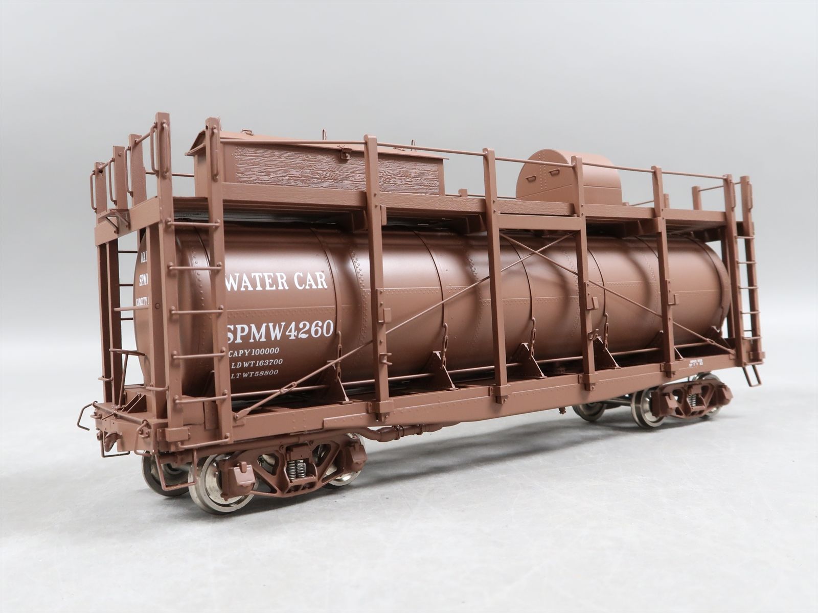 O Brass Model - DP SP Southern Pacific Fire Train 4-6-0 + 2 Water Cars ...