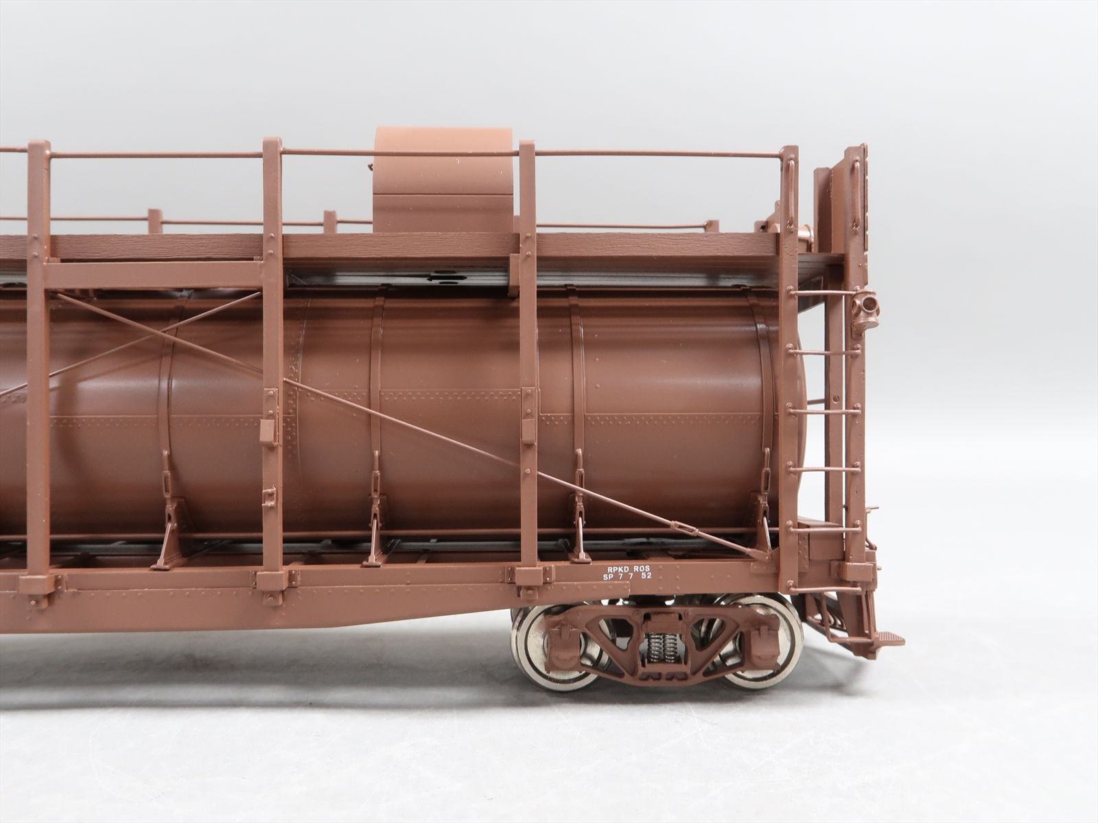 O Brass Model - DP SP Southern Pacific Fire Train 4-6-0 + 2 Water Cars ...