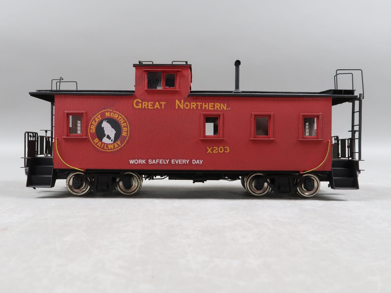O Brass Model - OMI 0010 GN Great Northern 30' Wood Caboose #X203 - Custom - 1978 Run - Kookjea ...