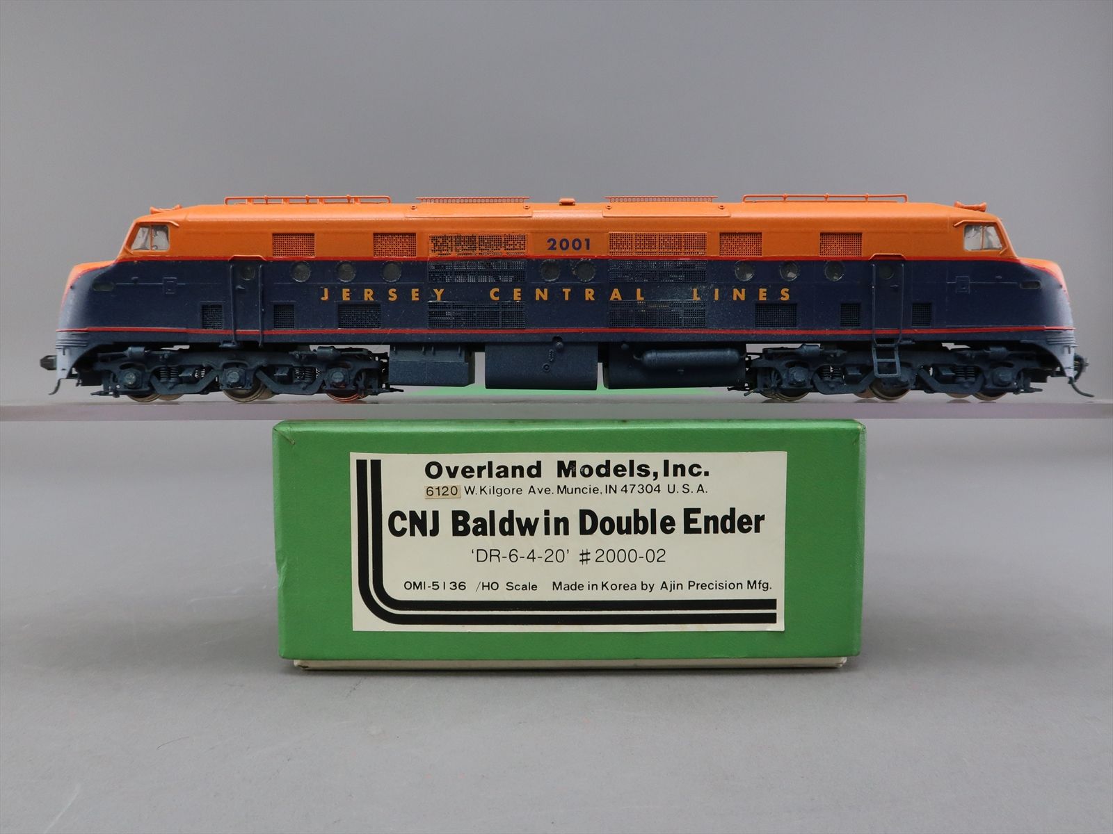 HO Brass Model - OMI 5136 CNJ Jersey Central Baldwin DR-6-4-20 Double ...