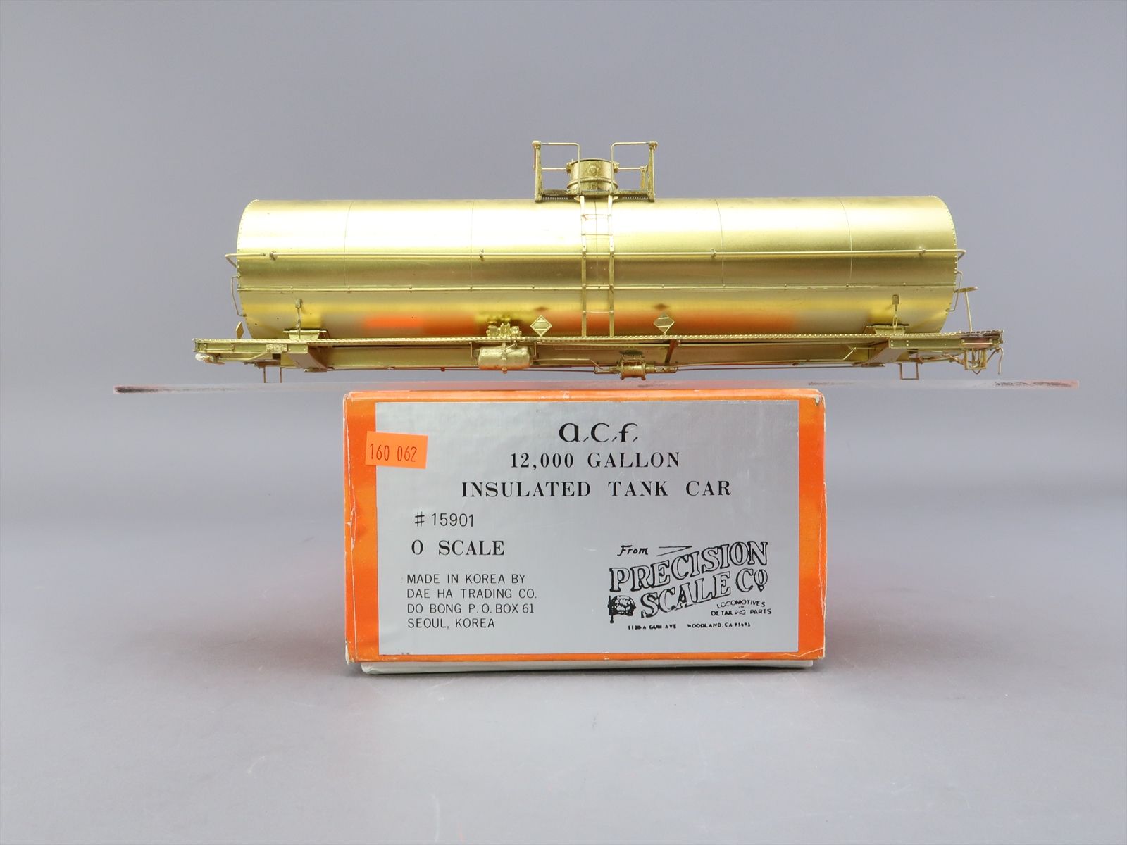 O Brass Model - PSC 15901 ACF 12000 Gallon Insulated Tank Car ...