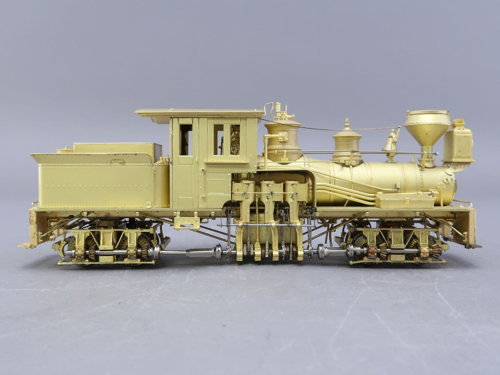 On3 Brass Model - OMI 0132 Logging Gilpin Shay w/ Grandt Line Drive ...