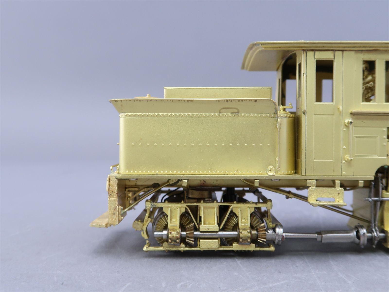 On3 Brass Model - OMI 0132 Logging Gilpin Shay w/ Grandt Line Drive ...